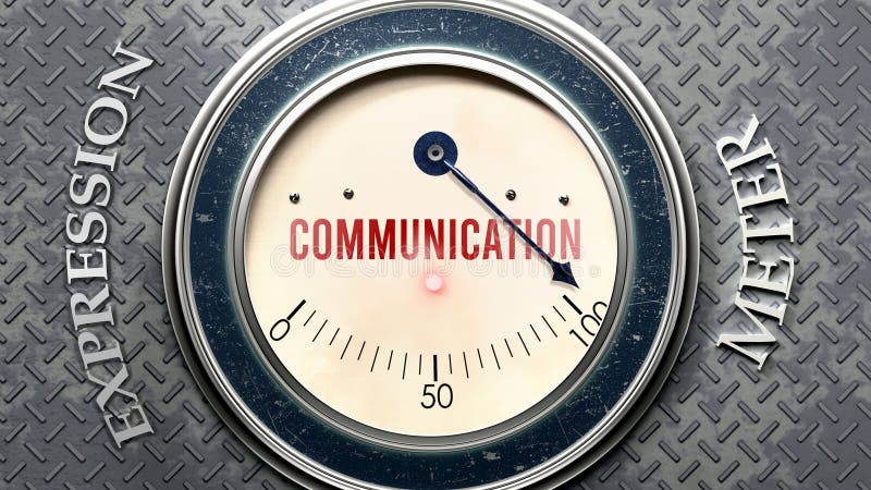 Communication and Expression that is Hitting a Full Scale, Showing a ...