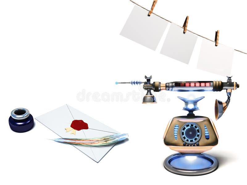 Communication facilities stock illustration. Illustration of bulletin ...