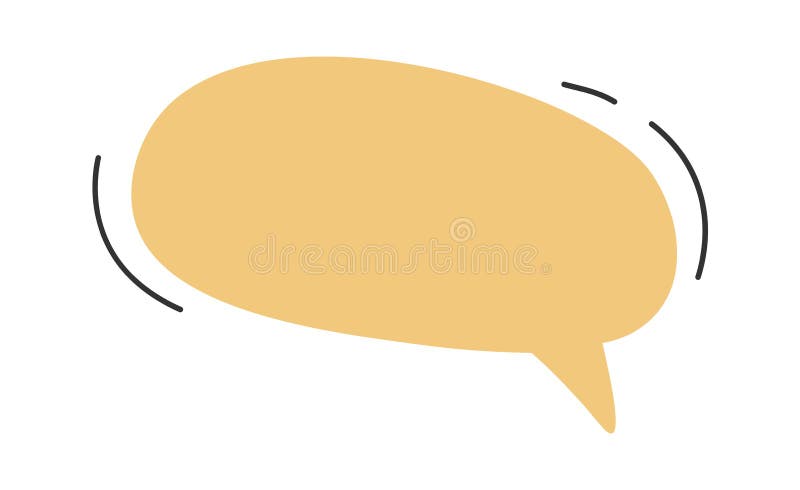 Communication Flat Icon Cloud Message Stock Vector - Illustration of ...