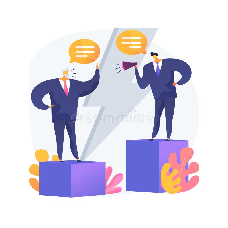 Communication Gap Abstract Concept Vector Illustration. Stock Vector ...