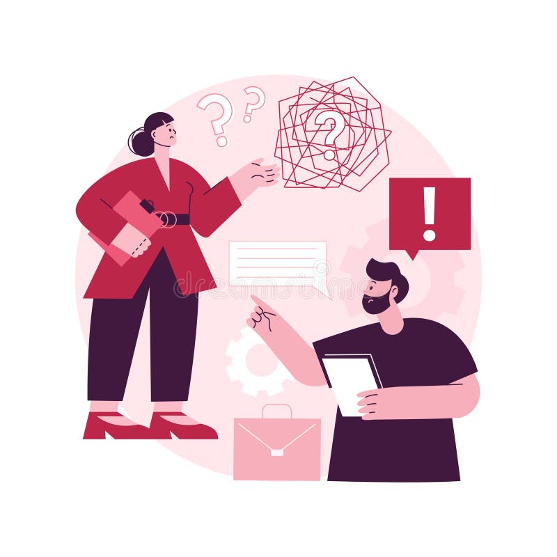 Communication Gap Abstract Concept Vector Illustration. Stock Vector ...