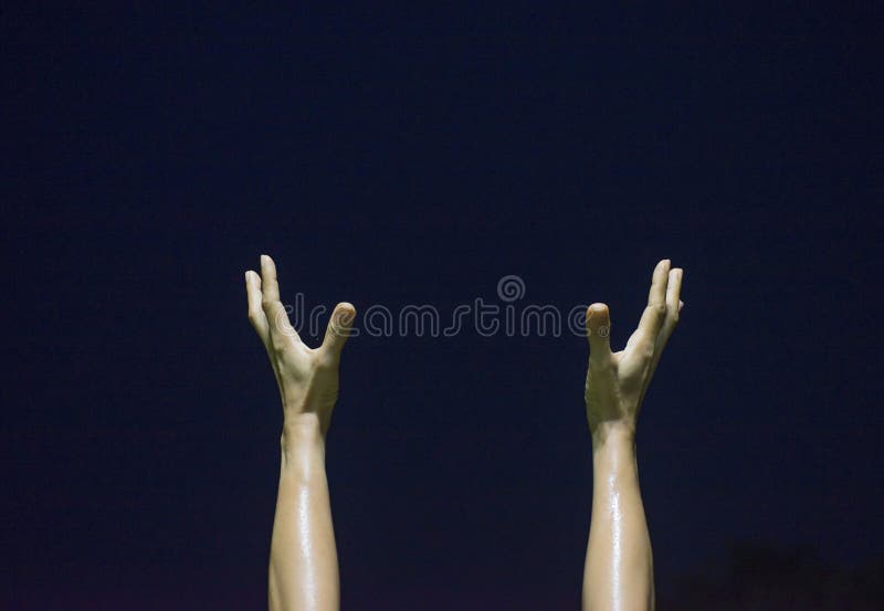 Communication Gestures Showing Signs with Hand Stock Photo - Image of ...