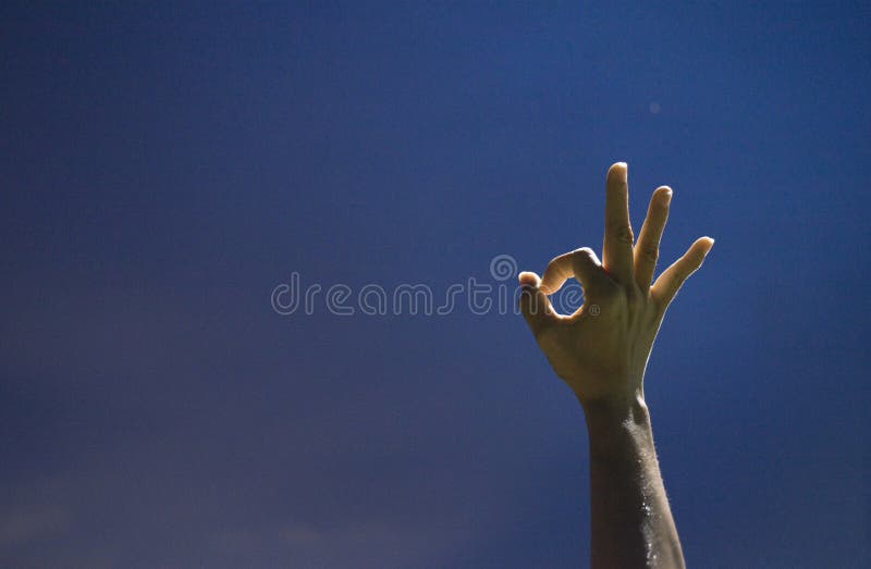 Communication Gestures Showing Signs with Hands Stock Image - Image of ...