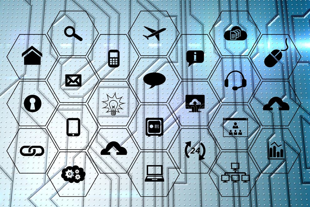 Communication graphics stock illustration. Illustration of pattern ...