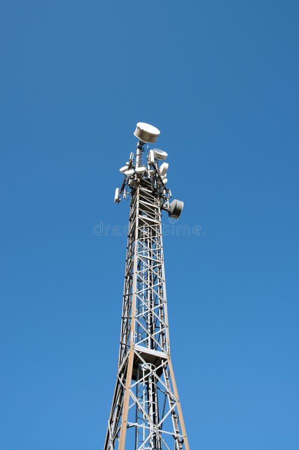 Communication Gsm, Umts E Hsdpa Tower Stock Image - Image of mobile ...