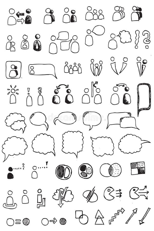 3+ Communication hand draw element Free Stock Photos - StockFreeImages