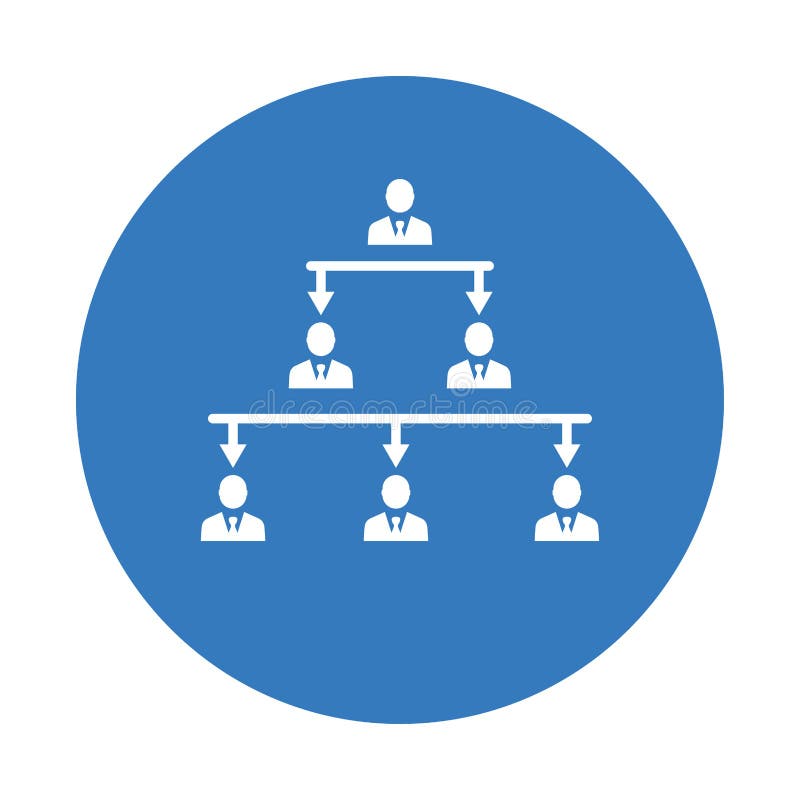 Communication, Hierarchy Icon. Simple Vector Graphics Stock Vector ...
