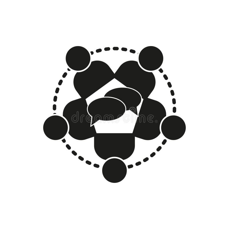 Communication Icon. Conversation Sign. Forum Symbol. Vector ...