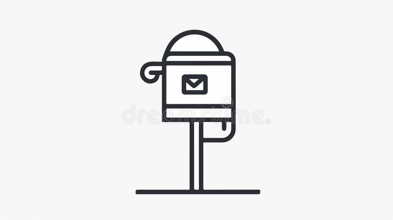 Communication Icon Mailbox: Symbol of Effective Message Delivery Stock ...