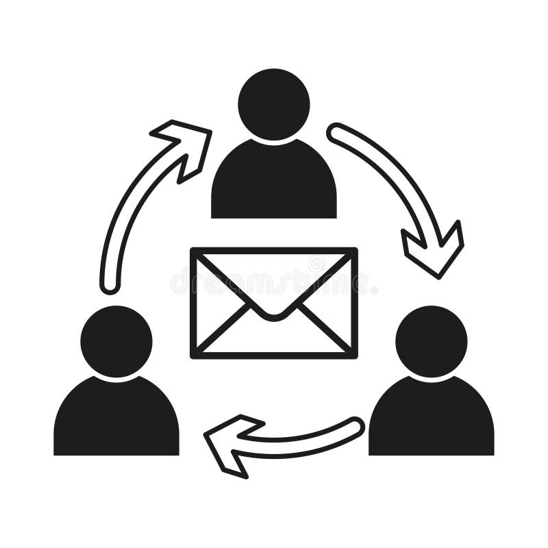 Communication Icon. Message Exchange. Social Interaction. Vector ...