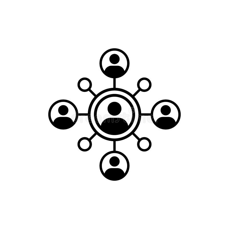 Communication Icon. People Network Icon. Business Communication ...