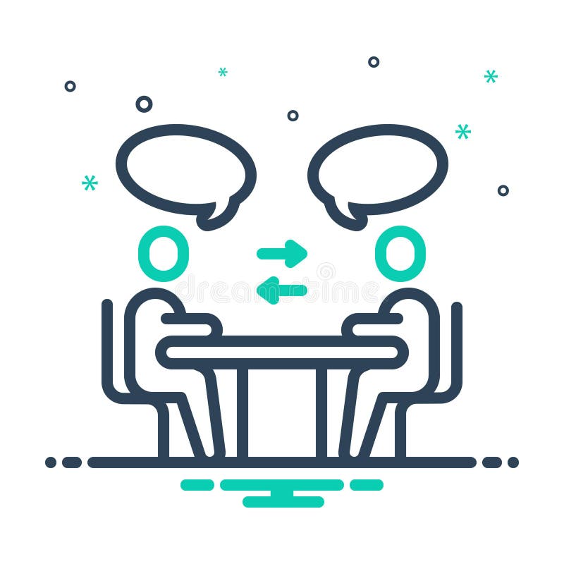 Mix Icon for Communication, Talking and Chat Stock Vector ...