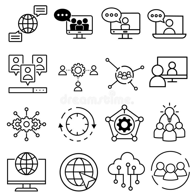 Forum Symbol. Speech Bubbles Stock Vector - Illustration of help ...