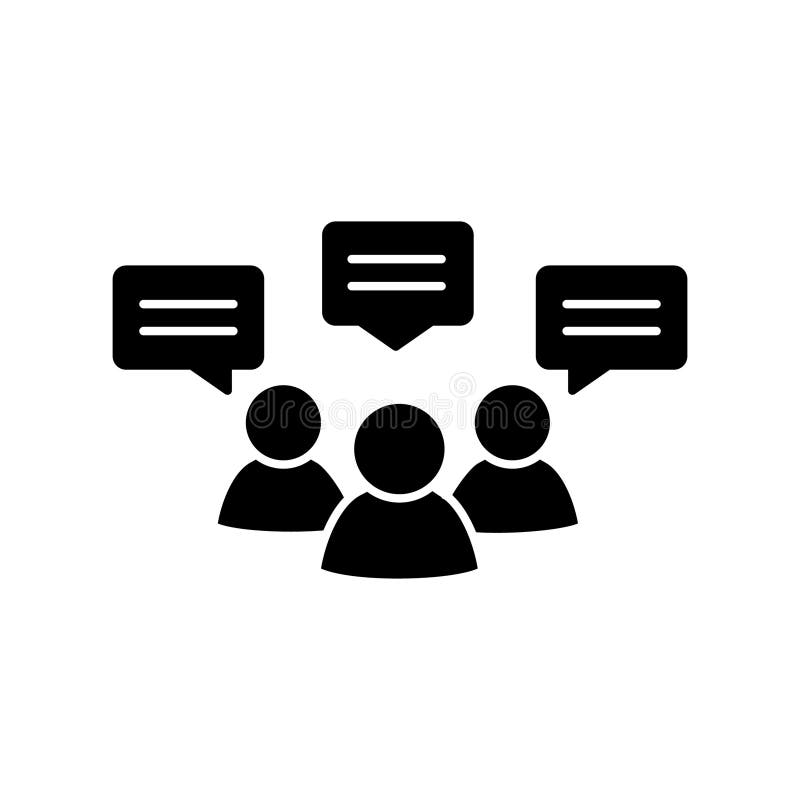 Communication Icon Vector Set. Interaction Illustration Sign Collection ...