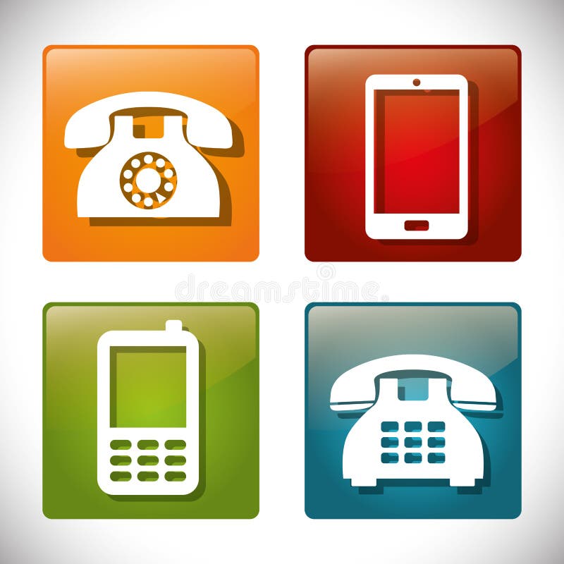 Communication icons stock vector. Illustration of support - 59932121