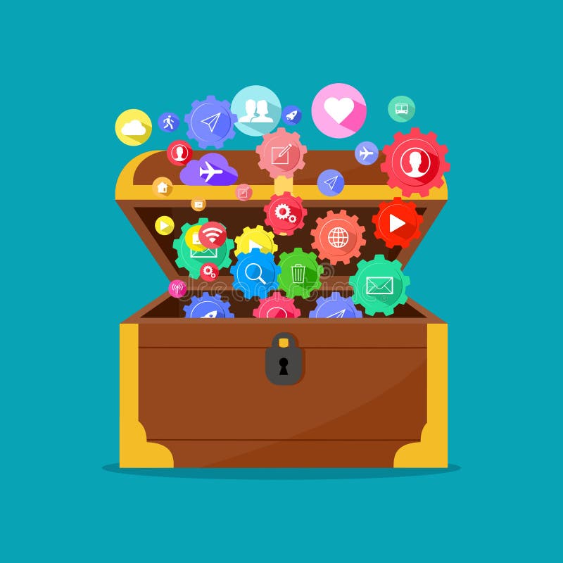 Communication of Icons in the Treasure Chest. the Media is a Treasure ...