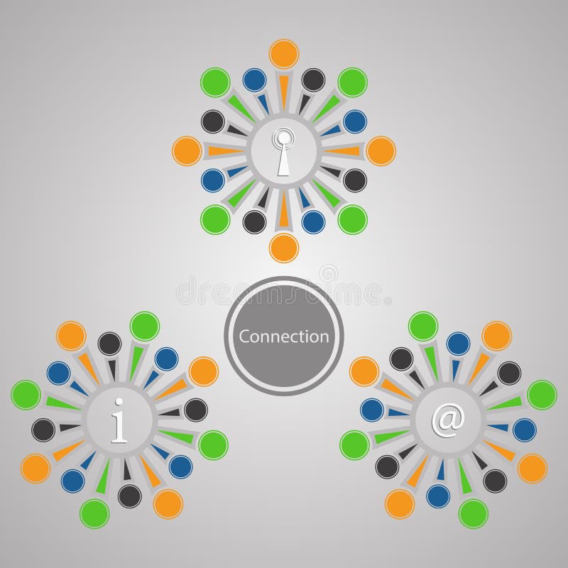 Communication icons stock vector. Illustration of cloud - 47208569