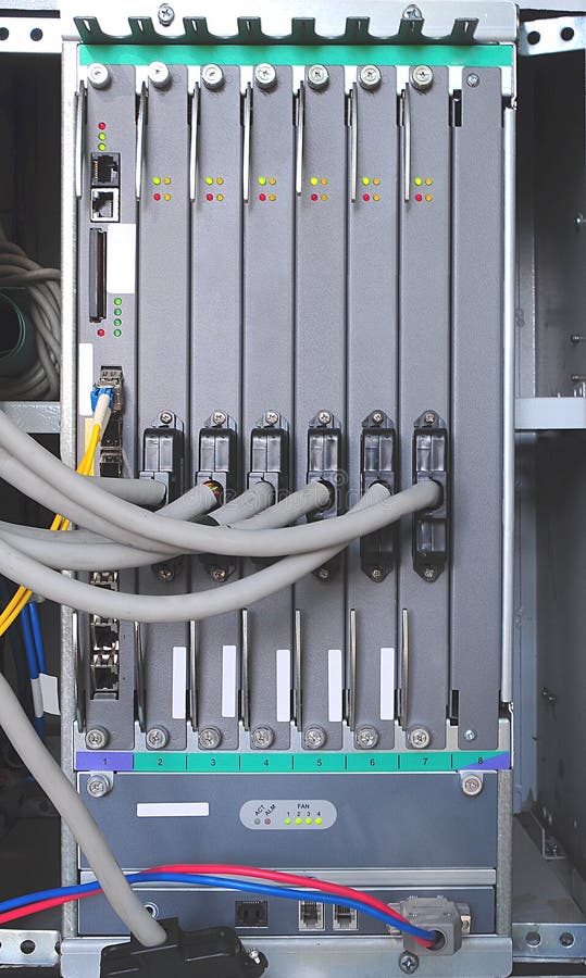 The Communication and Internet Network Server Stock Photo - Image of ...