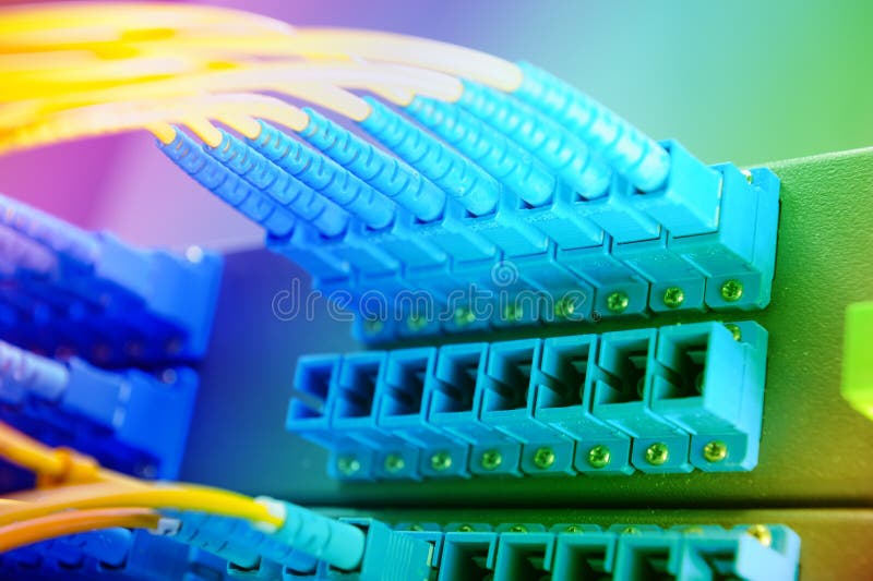 Communication racks stock photo. Image of optical, datacentre - 29513246