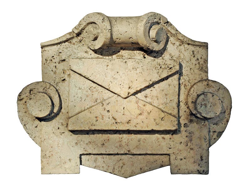 Communication, Letter from Stone Stock Photo - Image of bead ...