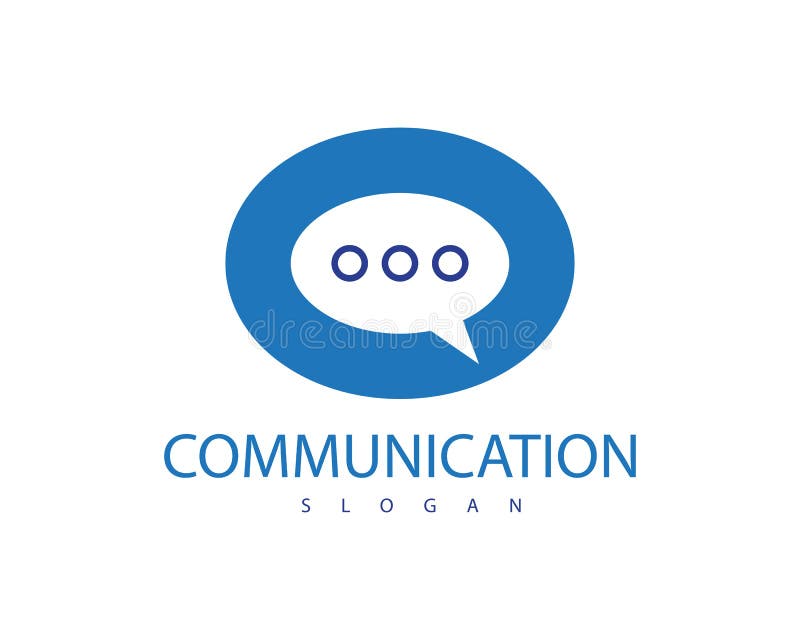 Communication Logo Template Design Stock Vector - Illustration of ...