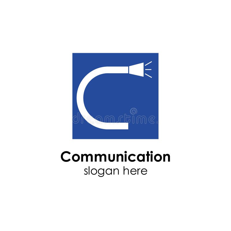 Communication Logo Template, Design Vector Icon Illustration Stock ...