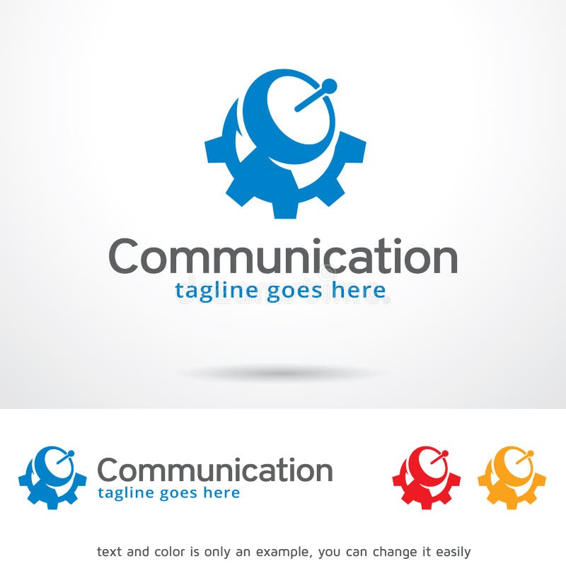Communication Logo Template Design Vector Stock Vector - Illustration ...