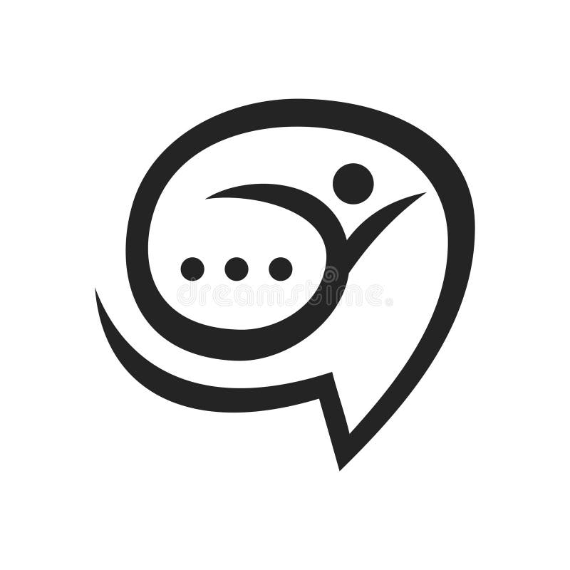 Communication Logo Template. Icon Illustration Brand Identity. Isolated ...