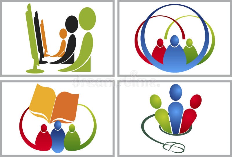 Communication Logos Collections Stock Vector - Illustration of ...