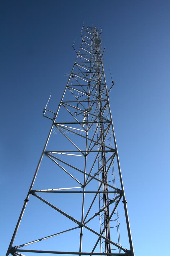 Communication mast stock photo. Image of development - 10403018