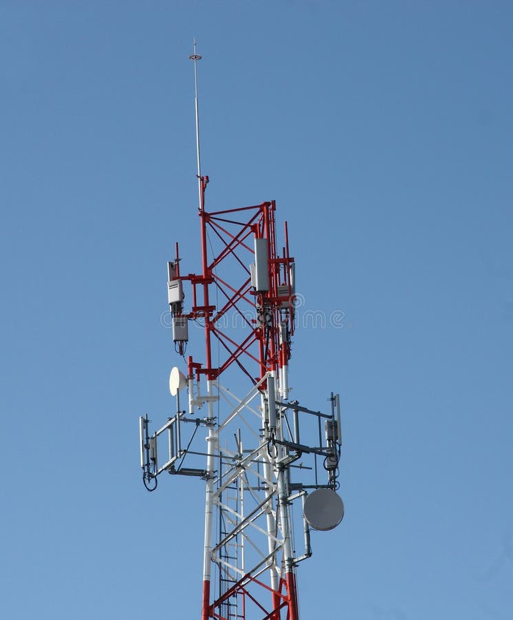 Communication mast stock photo. Image of development - 10403018