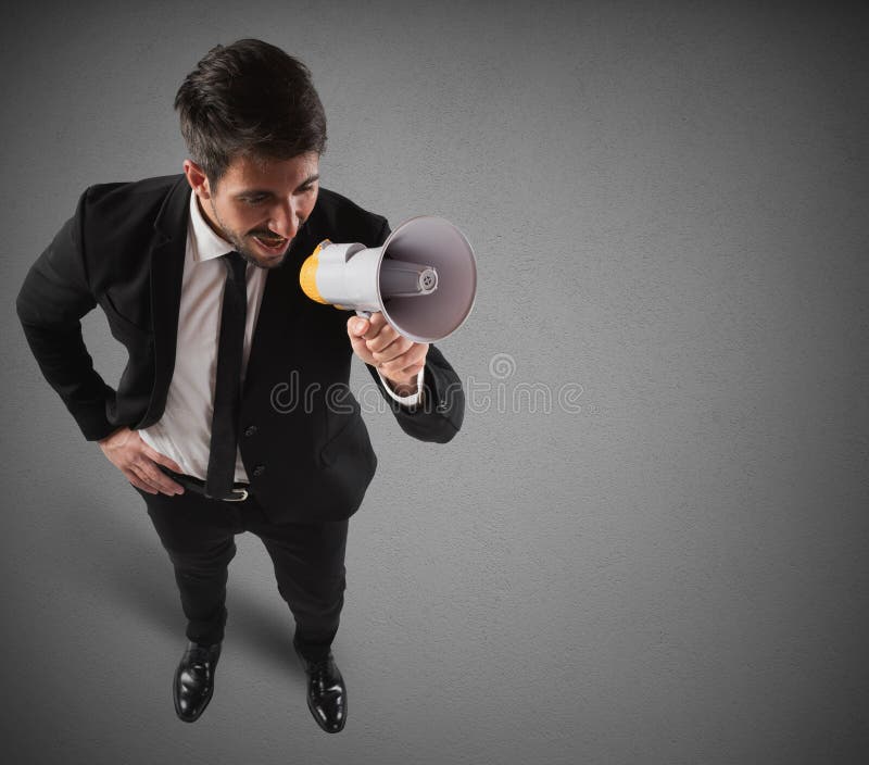Communication on megaphone stock photo. Image of audio - 65059790