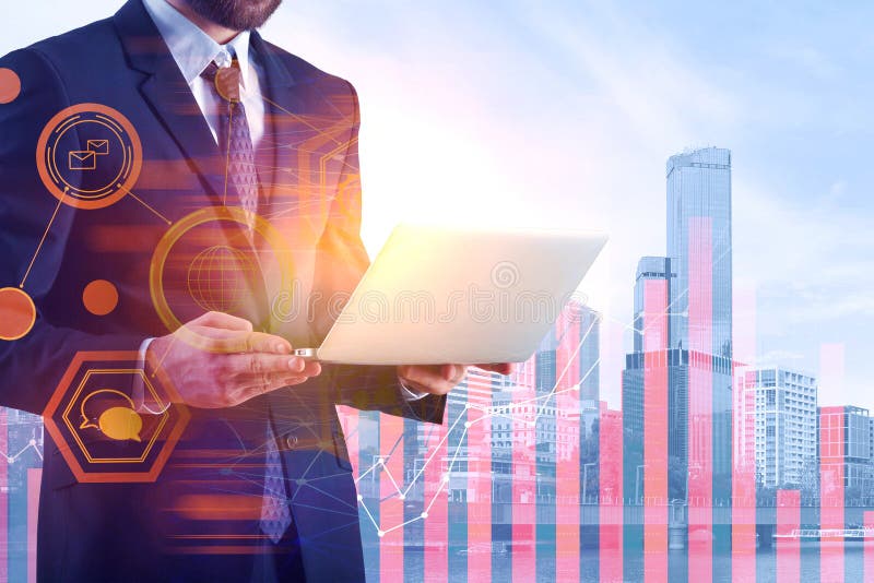 Communication and Network Concept Stock Image - Image of exchange ...