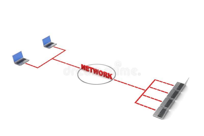 Communication Network Concept Stock Illustration - Illustration of ...