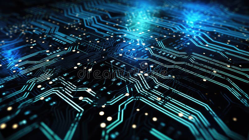 Communication Network Digital Background Stock Illustration ...