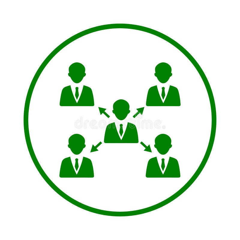 Communication, Network Icon. Green Vector Design Stock Vector ...