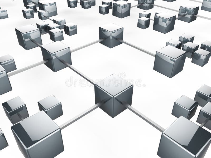 Communication Network Indicates Web Internet and Server Stock ...