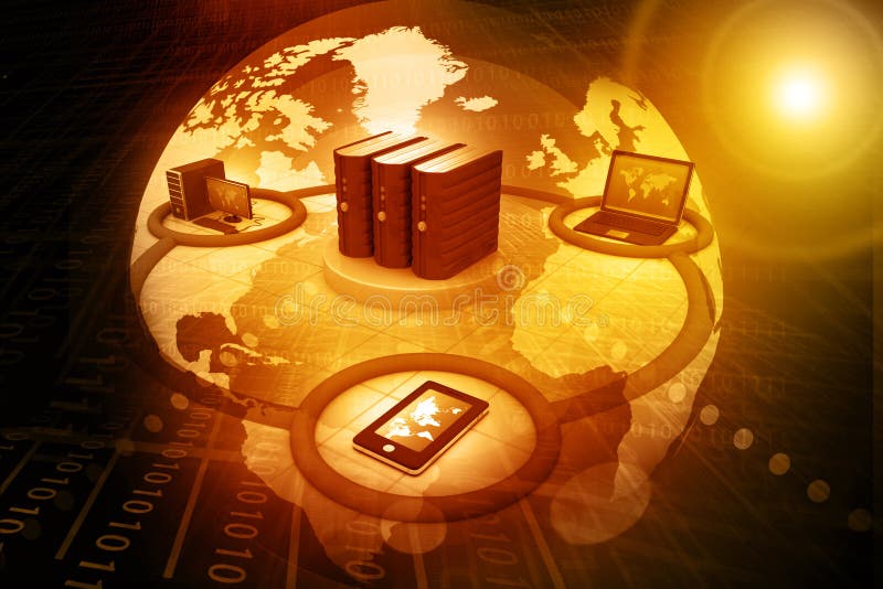 Communication network stock illustration. Illustration of graphic ...