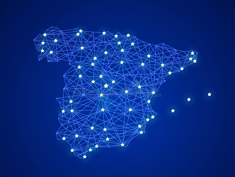 Spain Network Map Stock Illustrations – 1,409 Spain Network Map Stock ...