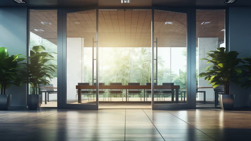 Communication Open Door Policy Stock Illustration - Illustration of ...