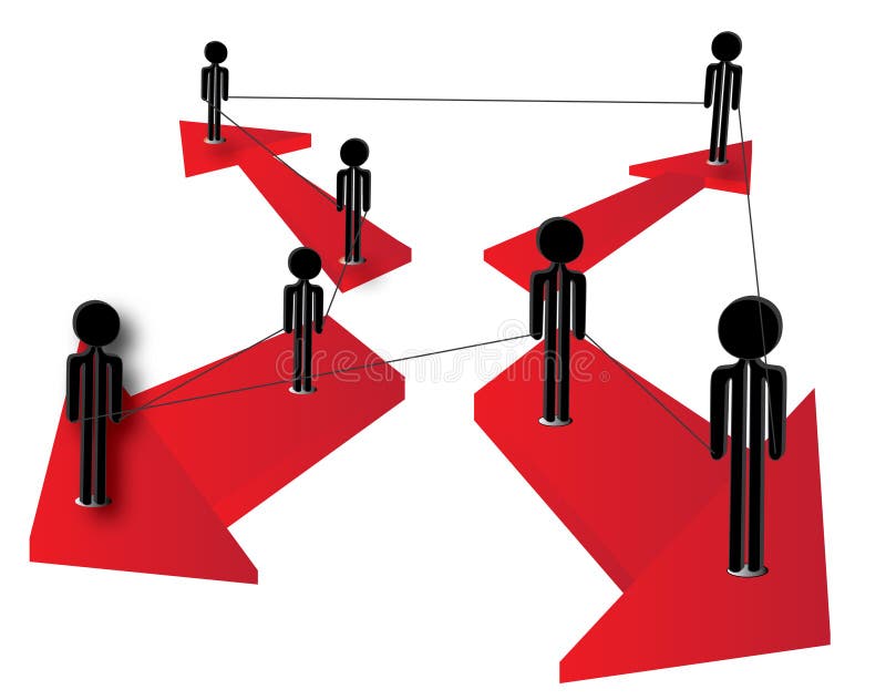 Communication between Two People Stock Vector - Illustration of female ...