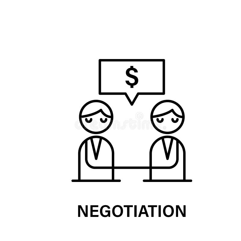 Communication, People, Bubble, Dollar, Negotiation Icon. Element of ...