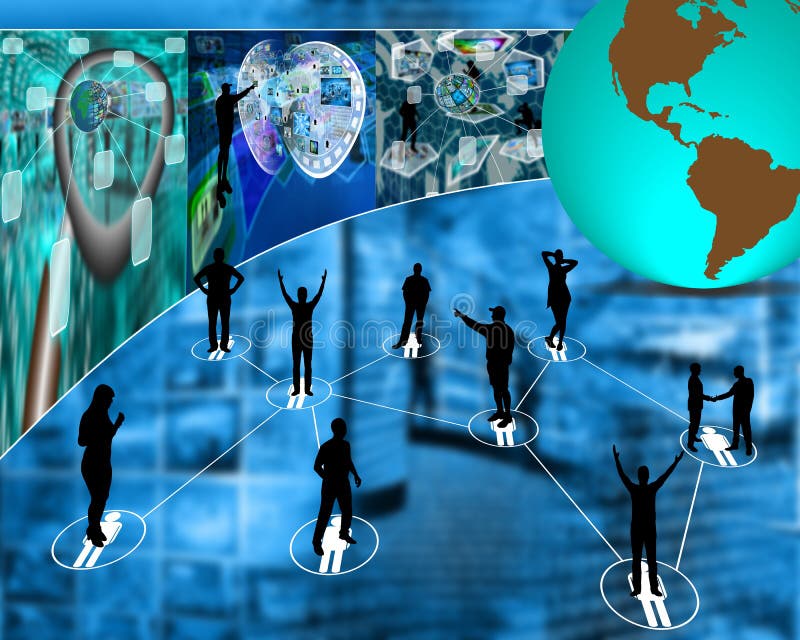 Communication stock image. Image of globalization, screen - 33260205