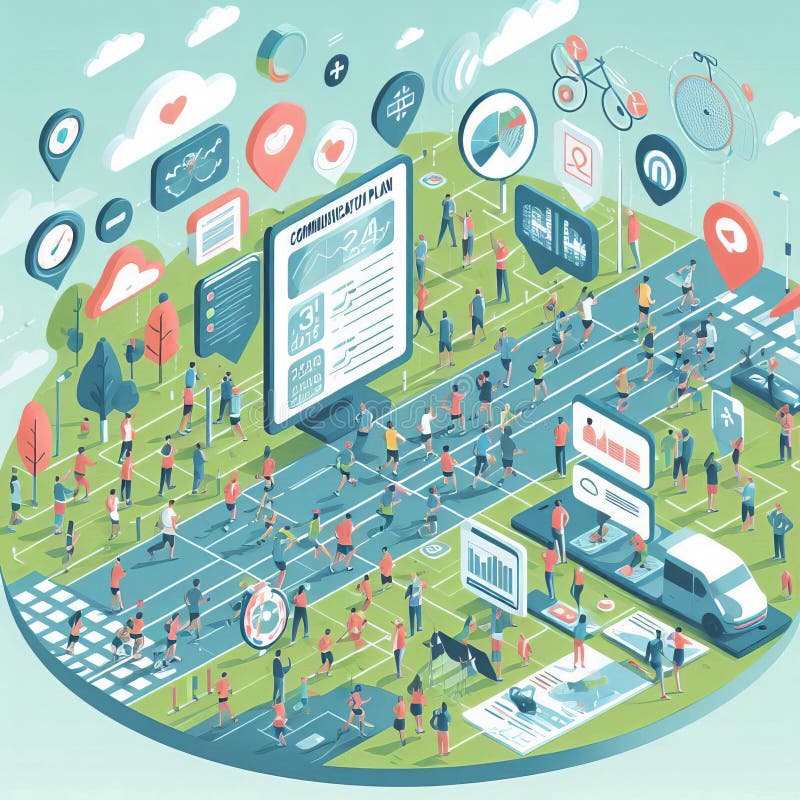 Communication Plan for Race Day Updates a System for Communicat Stock ...