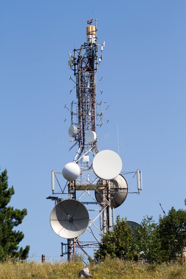 Communication pole stock photo. Image of electrical, communicate - 44313690