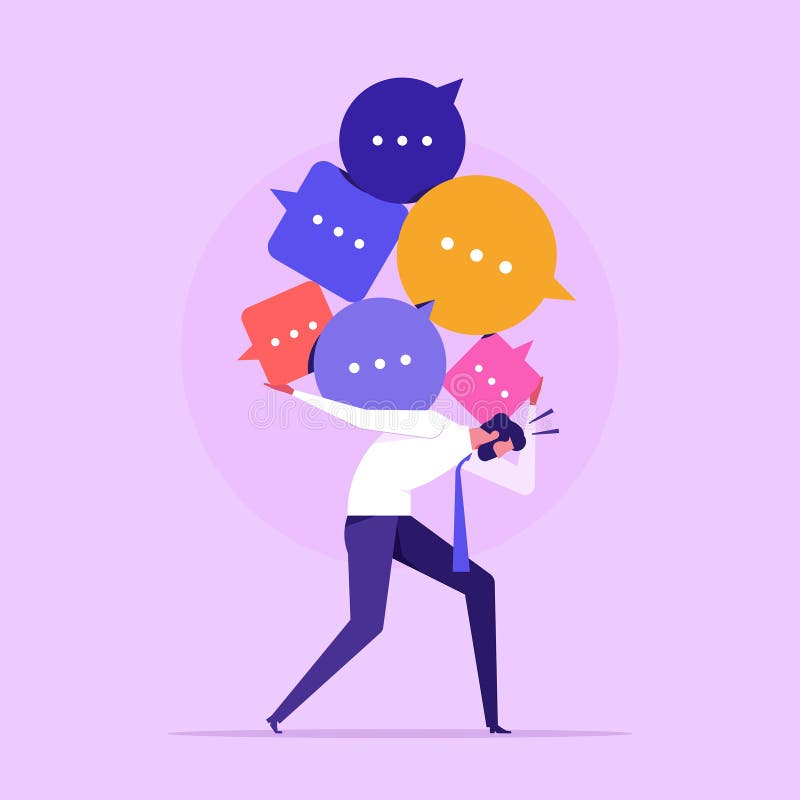 Many Messages Communication Stock Illustrations – 215 Many Messages ...