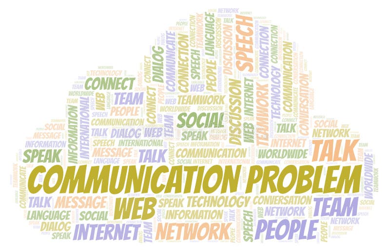 Communication Problem stock illustration. Illustration of concept ...