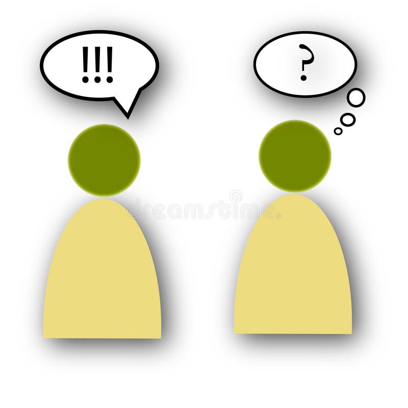 Communication problems stock illustration. Illustration of communicate ...