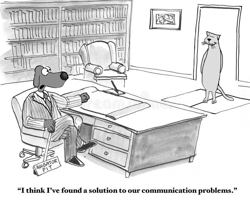 No Communication stock illustration. Illustration of humor - 49225618