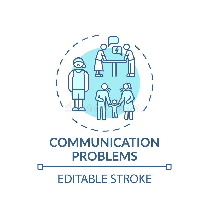 Family Problems Line Icon Stock Illustrations – 233 Family Problems ...